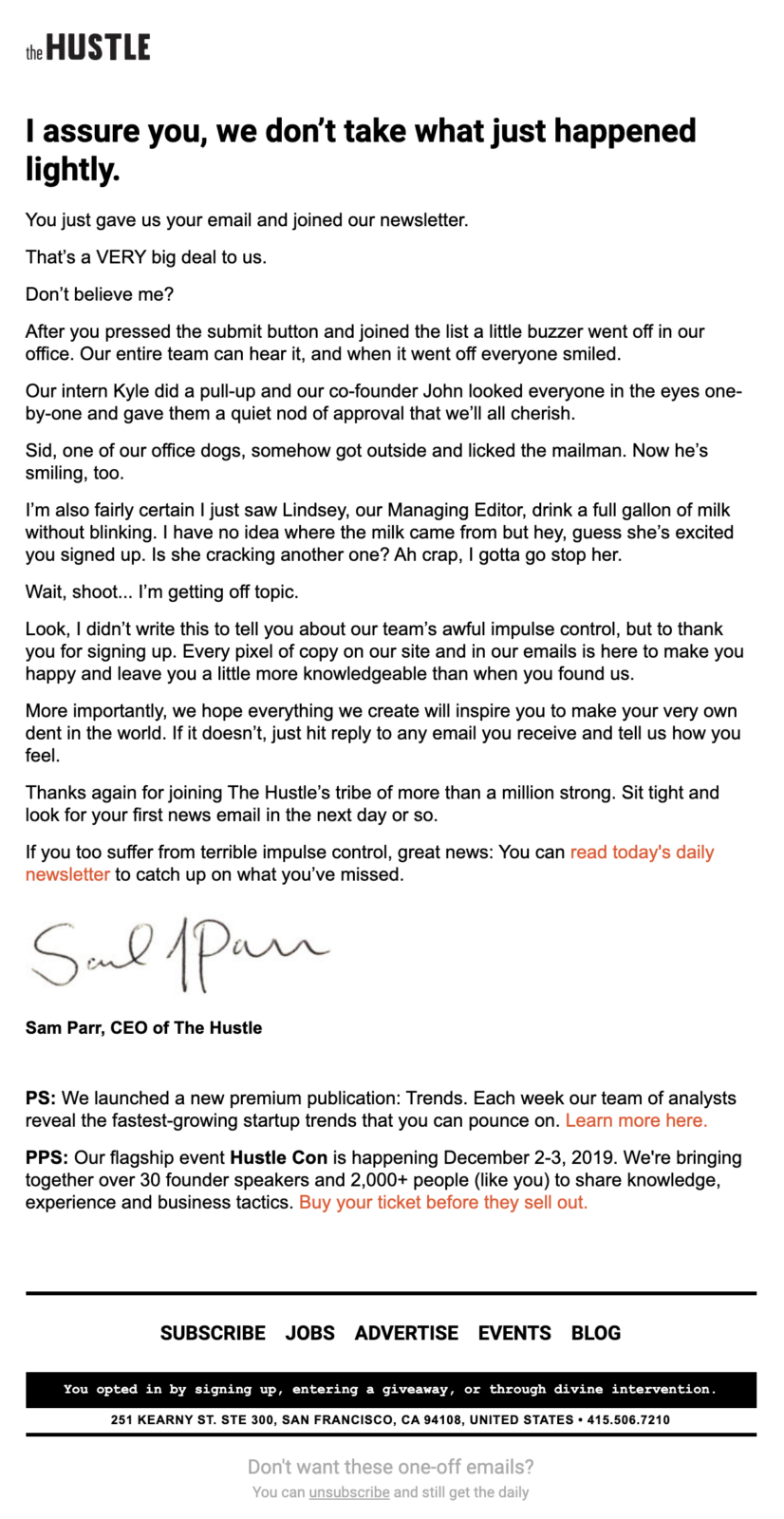 Welcome Emails and Why You Need One | ziastoria.com